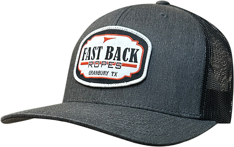 Fast Back Ropes - Charcoal Curved Brim Cap – The Cowboy's Closet