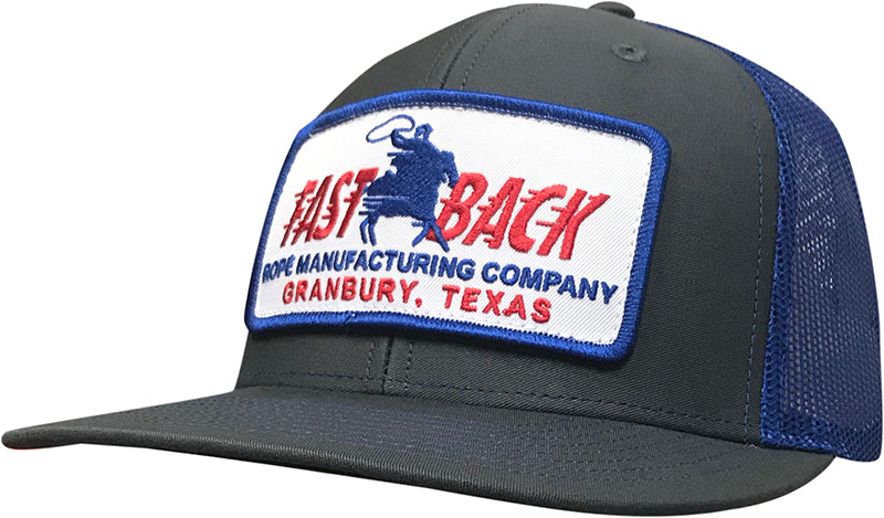 Fast Back Ropes - Charcoal Retro Cap – The Cowboy's Closet