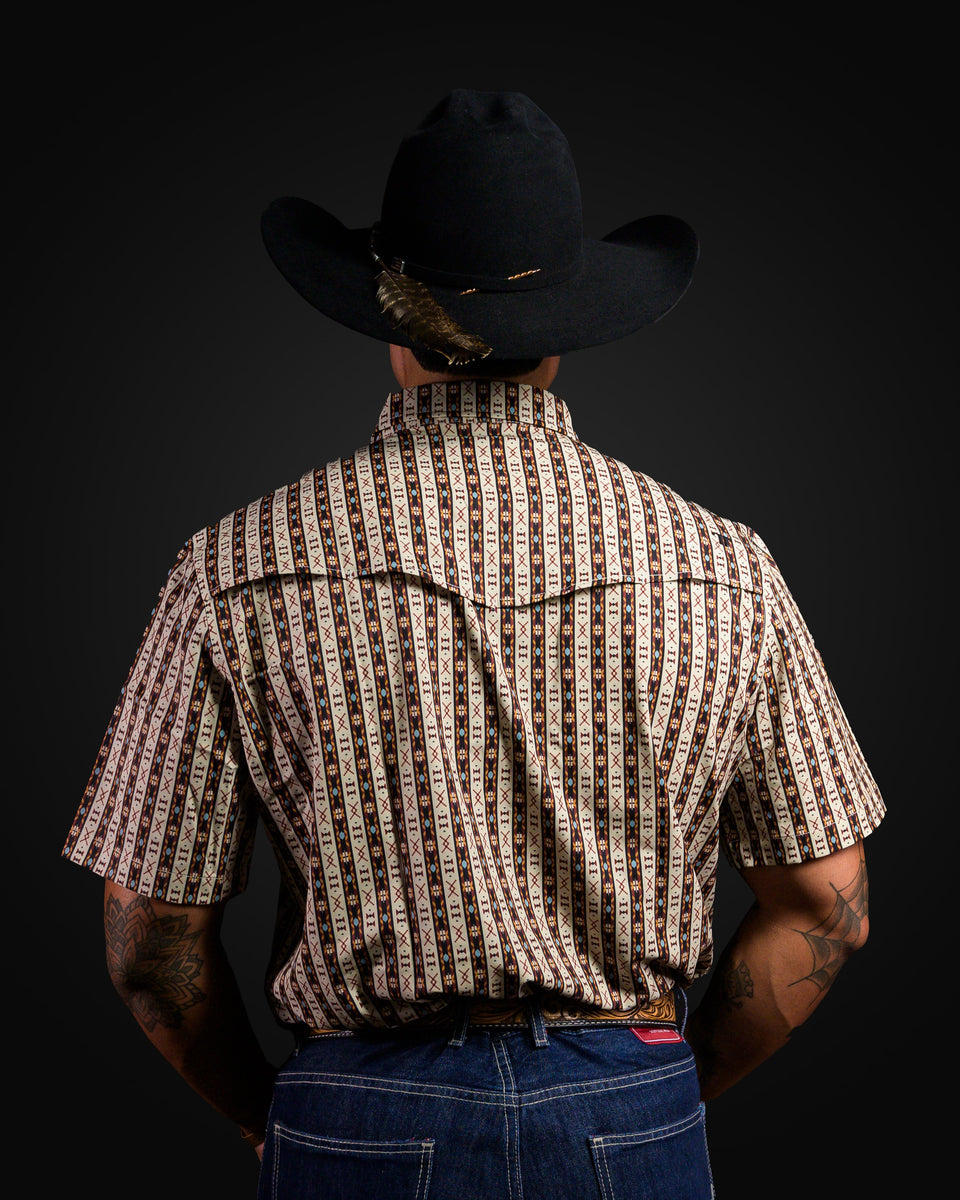 Ferrell - Pearl Snap Short Sleeve Shirt (The Senior) – The Cowboy's Closet
