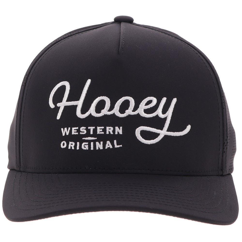 Hooey OG Cap - Black/ White Stitching – The Cowboy's Closet
