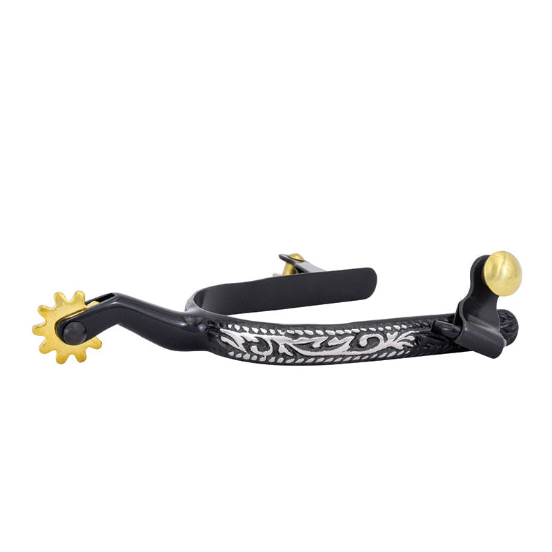 Short Shank Engraved Spur - Large Cup – The Cowboy's Closet