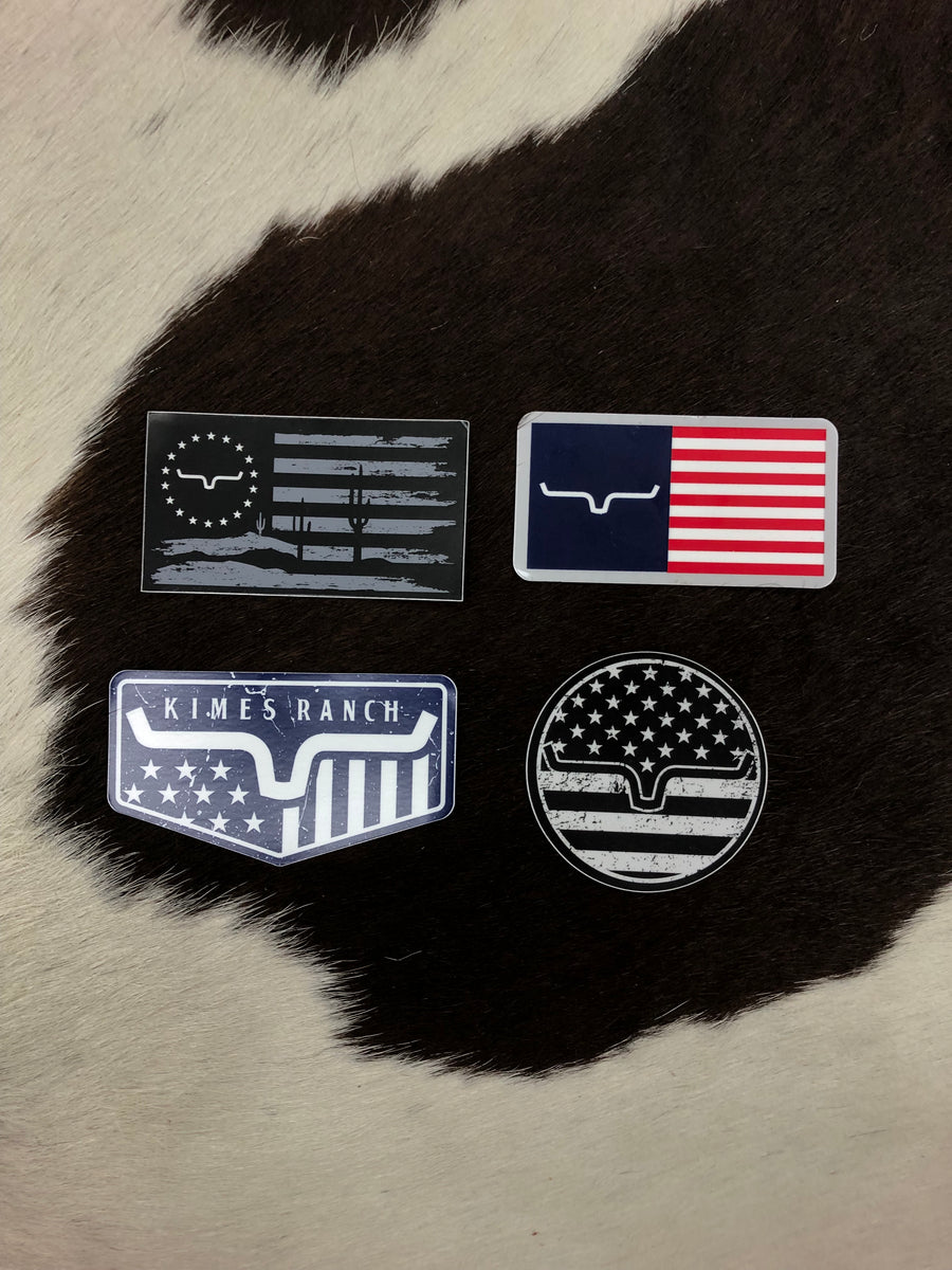 Kimes Ranch Sticker 4 Pack (4) – The Cowboy's Closet
