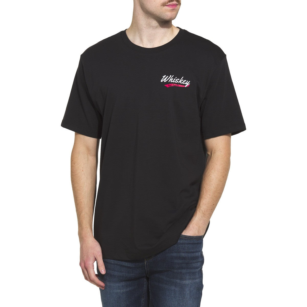 Whiskey Bent - The Caddie Black Tee – The Cowboy's Closet