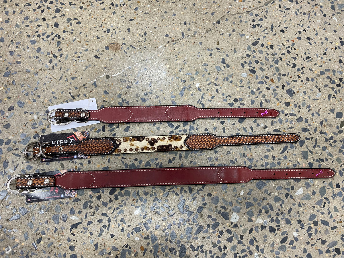 Dog Collar - Cowhide & Copper – The Cowboy's Closet