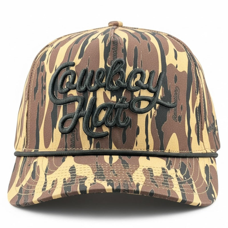 Cowboy Revolution Cap - Atakapa Camo - Swampland Script – The Cowboy's ...