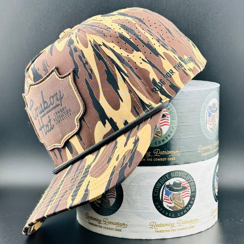Cowboy Revolution Cap - Atakapa Camo - Swampland Patch – The Cowboy's ...