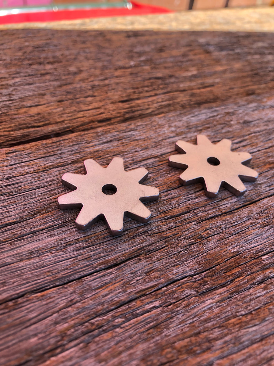 Dutton Spur Rowels - Brushed 9pt. – The Cowboy's Closet