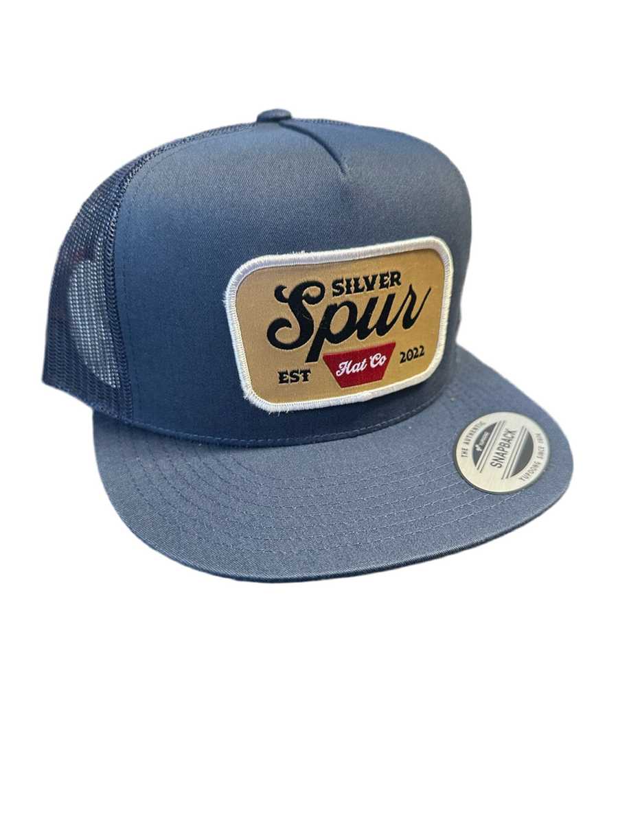 Silver Spur Hat Co - Navy Buckskin Cap – The Cowboy's Closet
