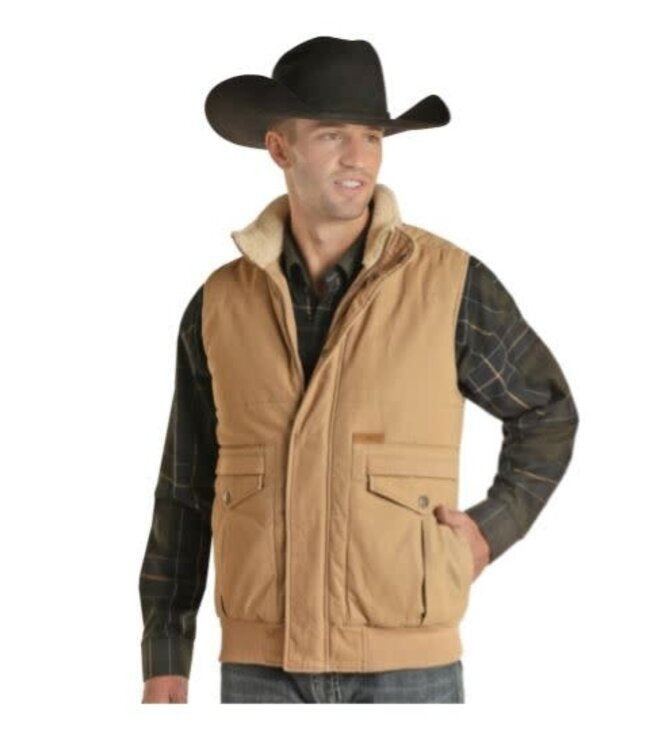 Rock and Roll - Men's Canvas Light Weight Cotton Vest (Tan) – The ...