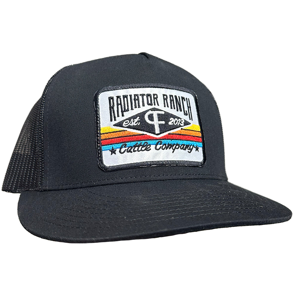 Dale Brisby - Black PF Serape Patch Mesh Back Cap – The Cowboy's Closet