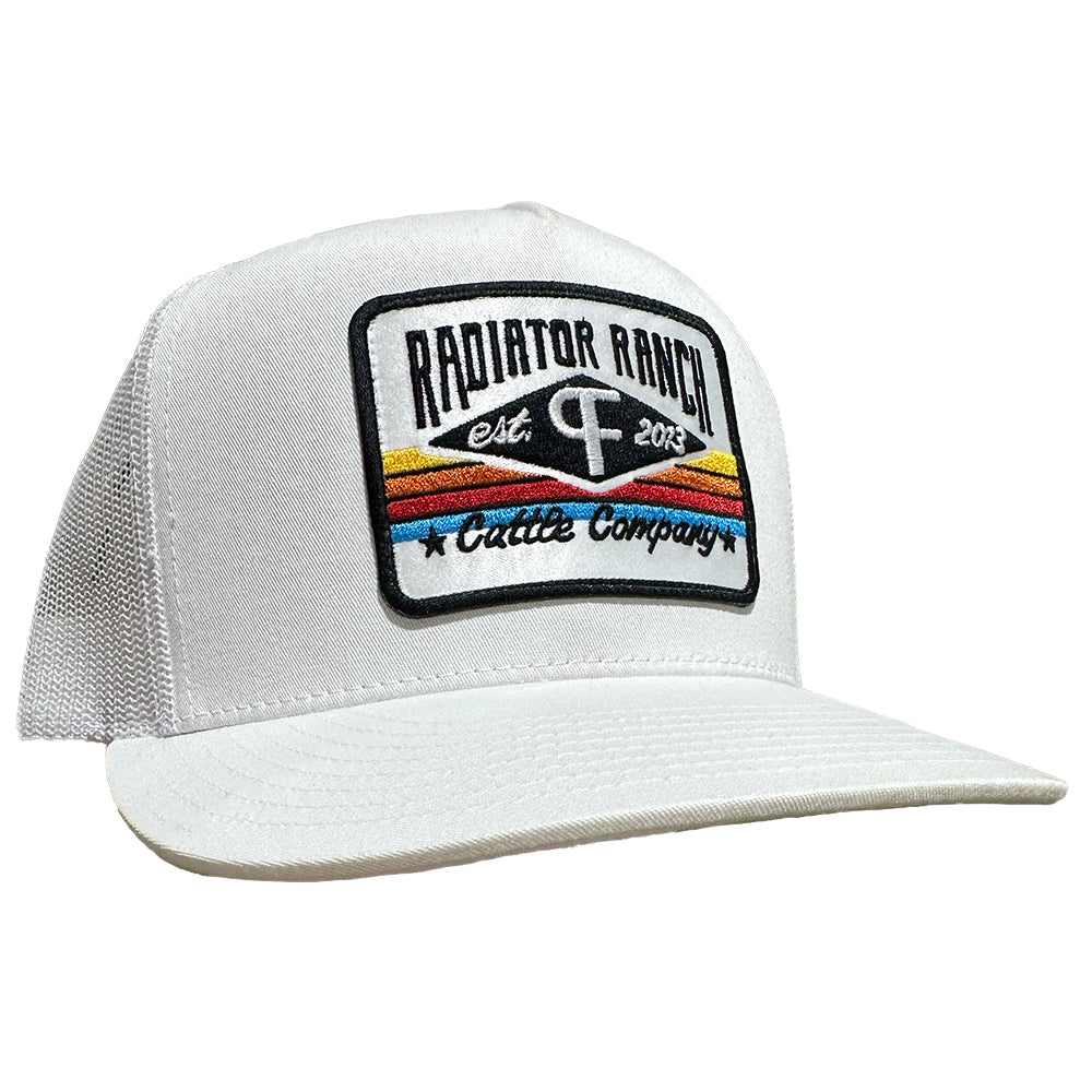 Dale Brisby - White Serape PF Patch Meshback Cap – The Cowboy's Closet