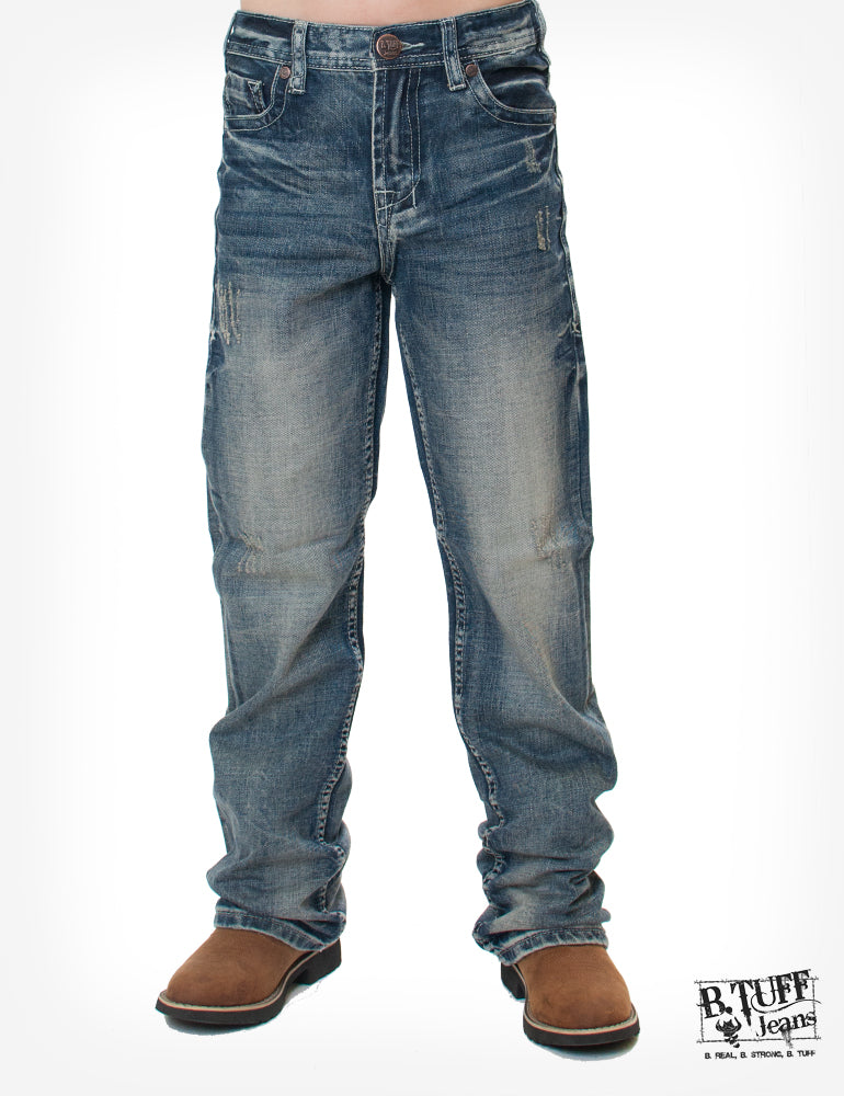 Boy's B. Tuff Jeans - Steel – The Cowboy's Closet