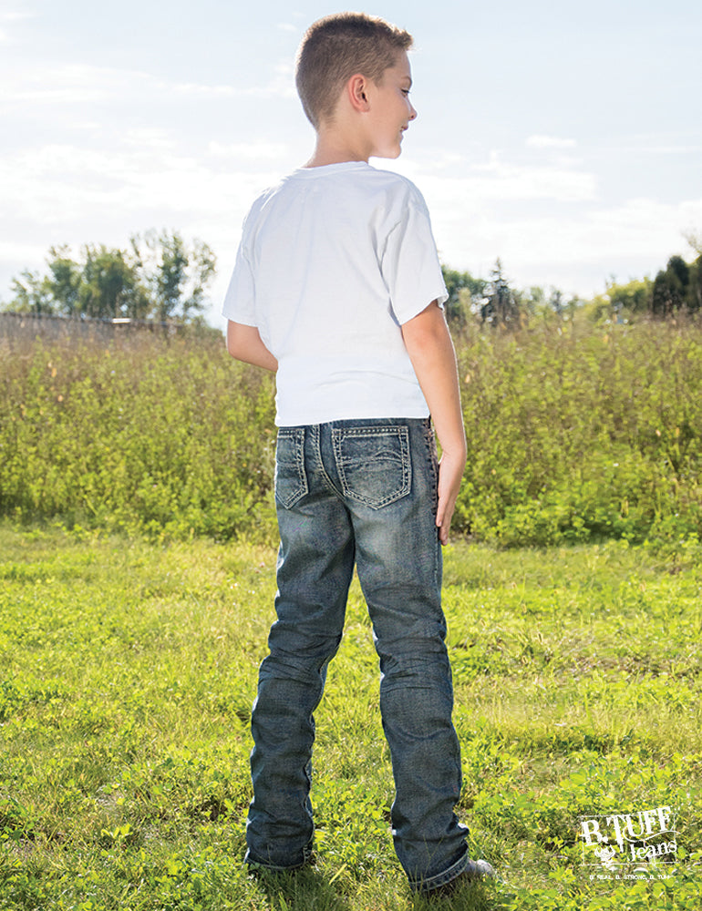 Boy's B. Tuff Jeans - Steel – The Cowboy's Closet