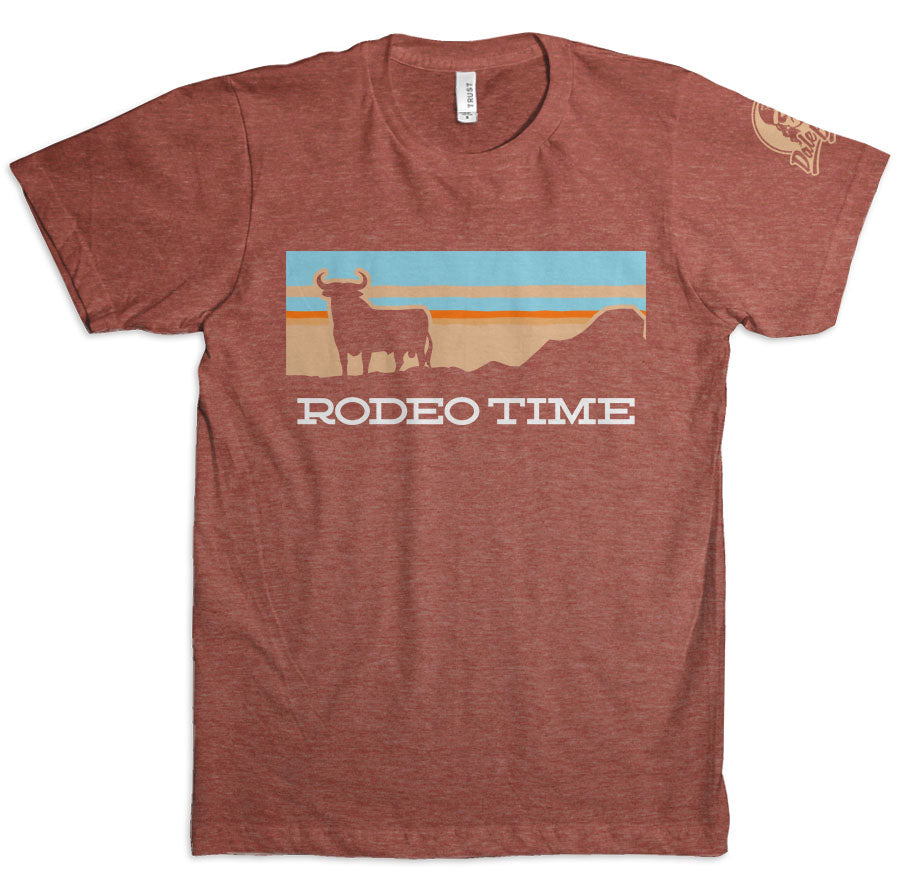 Dale Brisby - Sunset Rodeo Time Tee Clay – The Cowboy's Closet
