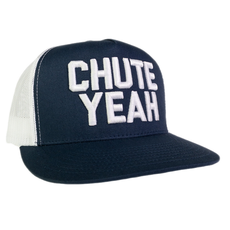 Dale Brisby Cap - Chute Yeah Navy & White – The Cowboy's Closet